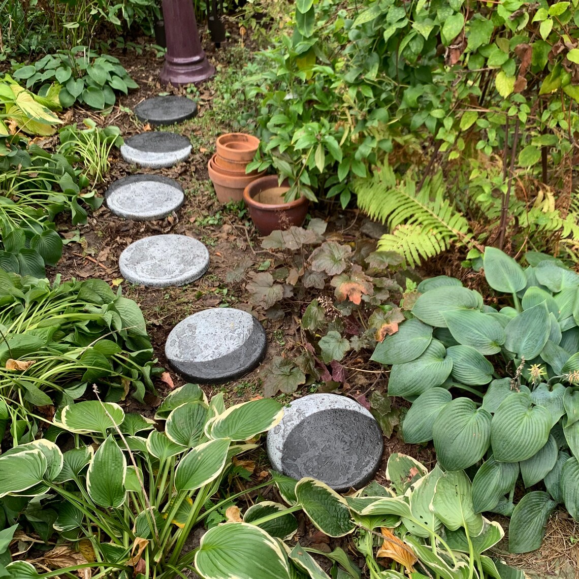 Moon Phase Stepping Stone Set of 6 - Etsy