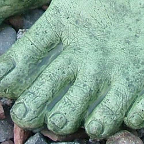 Concrete Planter Goddess Planter Feet (moss) Garden Art Sculpture - Etsy