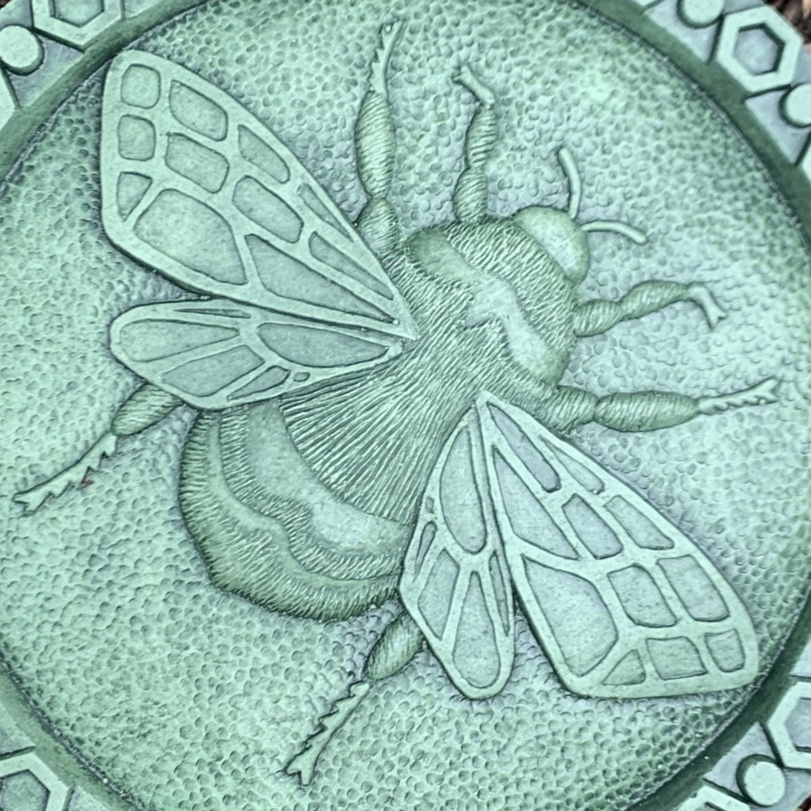 Concrete Bumble Bee Stepping Stone (moss) and Garden Art - Etsy