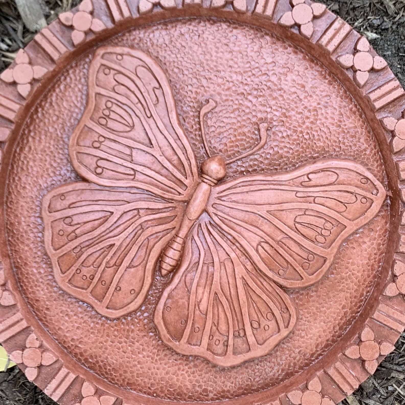 Cast Concrete Butterfly Stepping Stone terracotta Garden | Etsy
