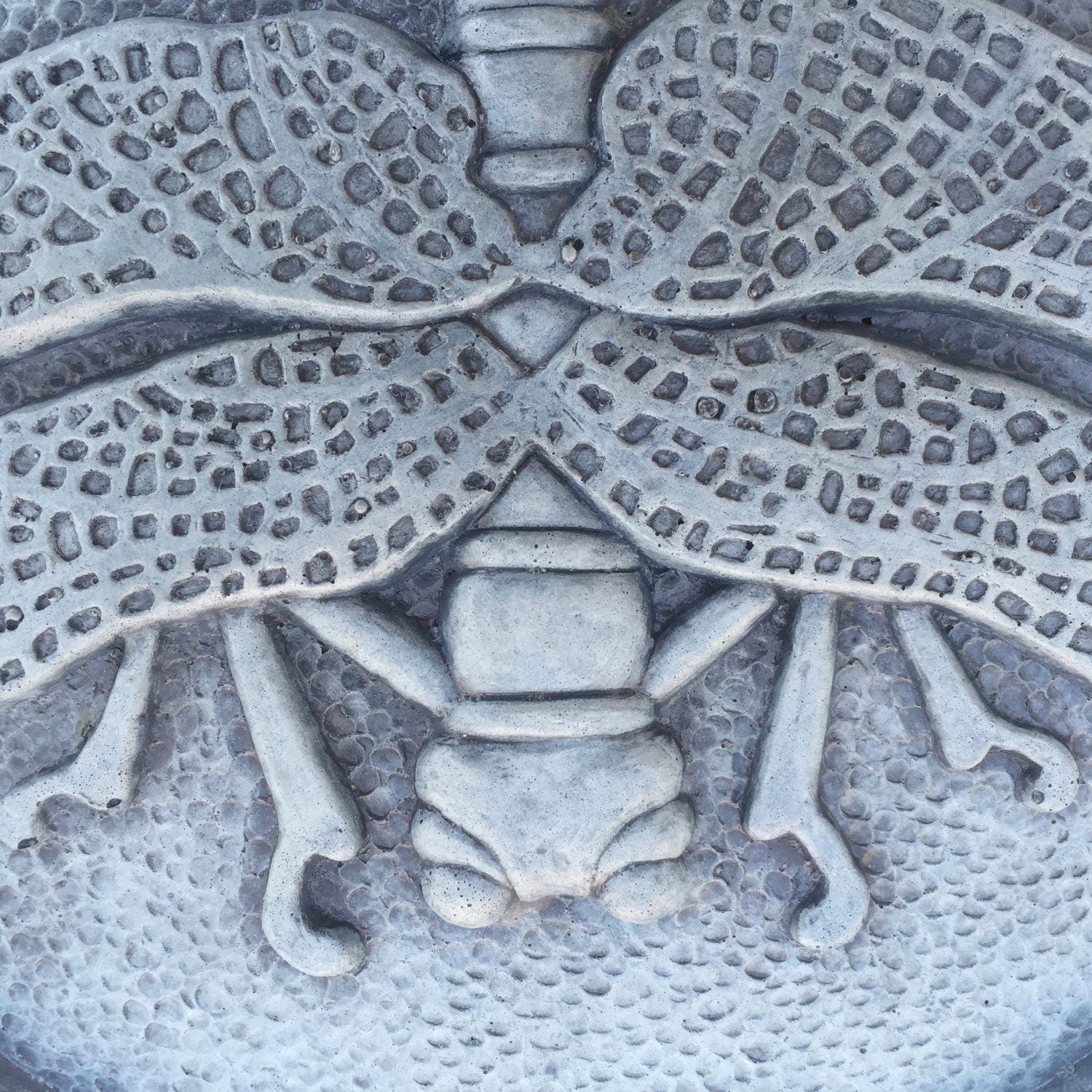 Cast Stone Dragonfly Stepping Stone bluestone Garden | Etsy