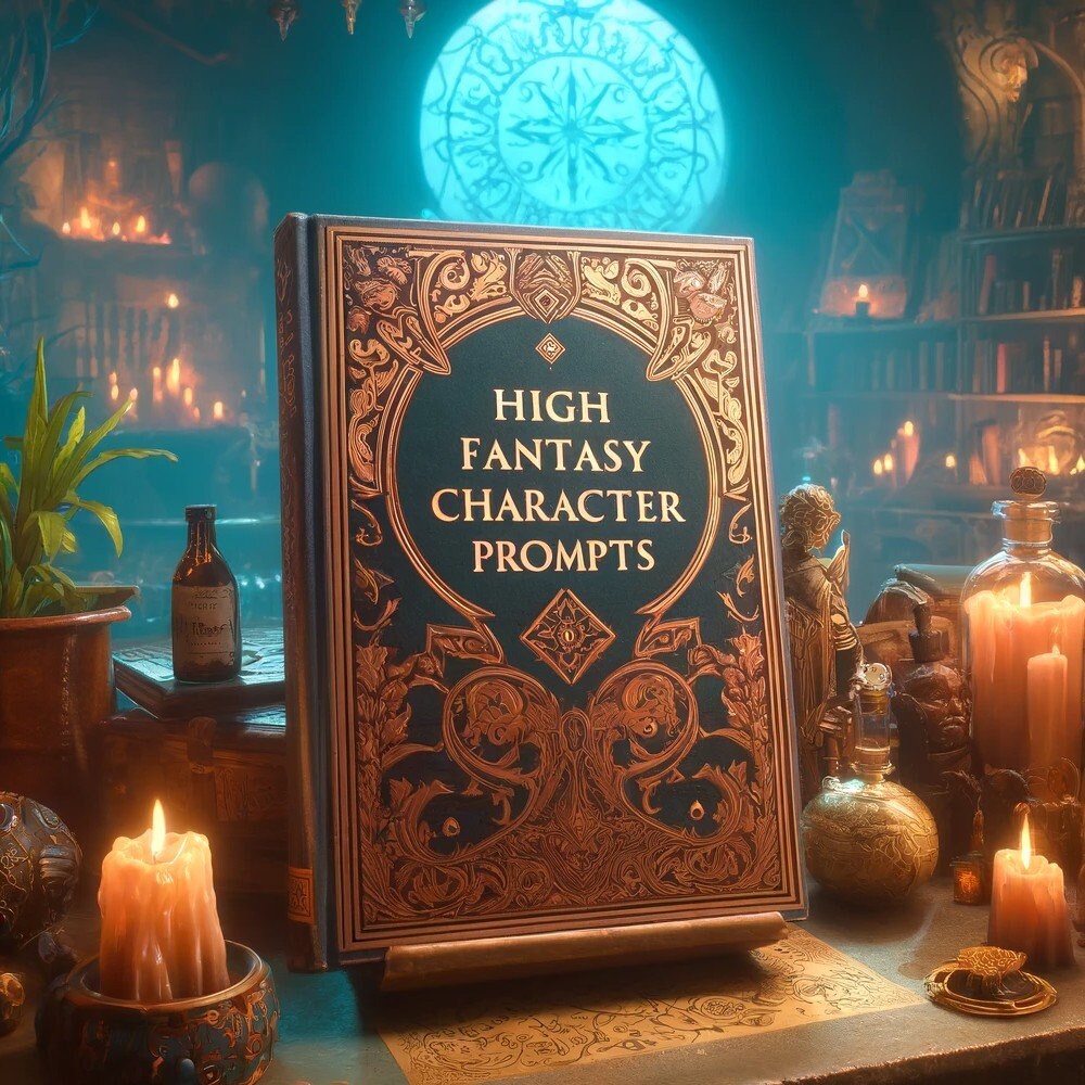 100 High Fantasy Character Prompts for Writers, Artists & Gamers - Ai ...