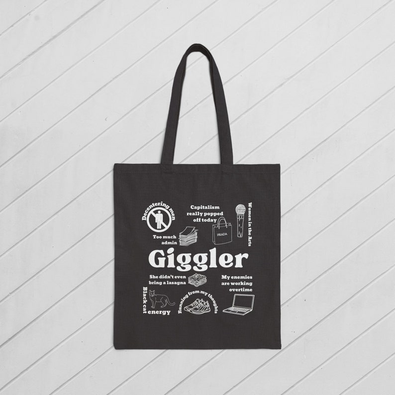 Giggly Squad Fan Tote Bag Giggler Gift Hannah Berner Paige Desorbo Bag ...