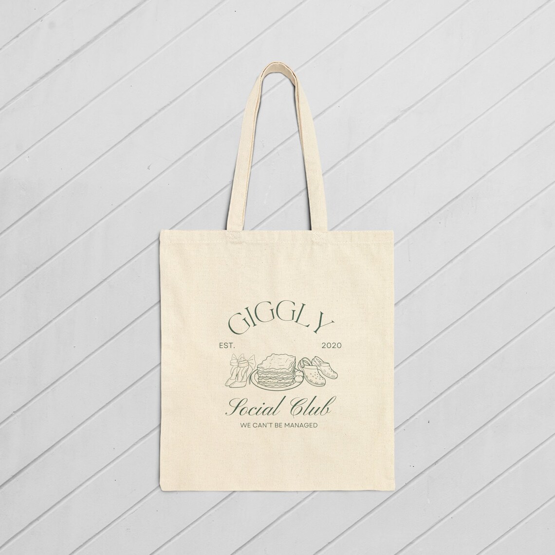 Giggly Squad Fan Tote Bag Giggler Gift Hannah Berner Paige Desorbo Bag ...