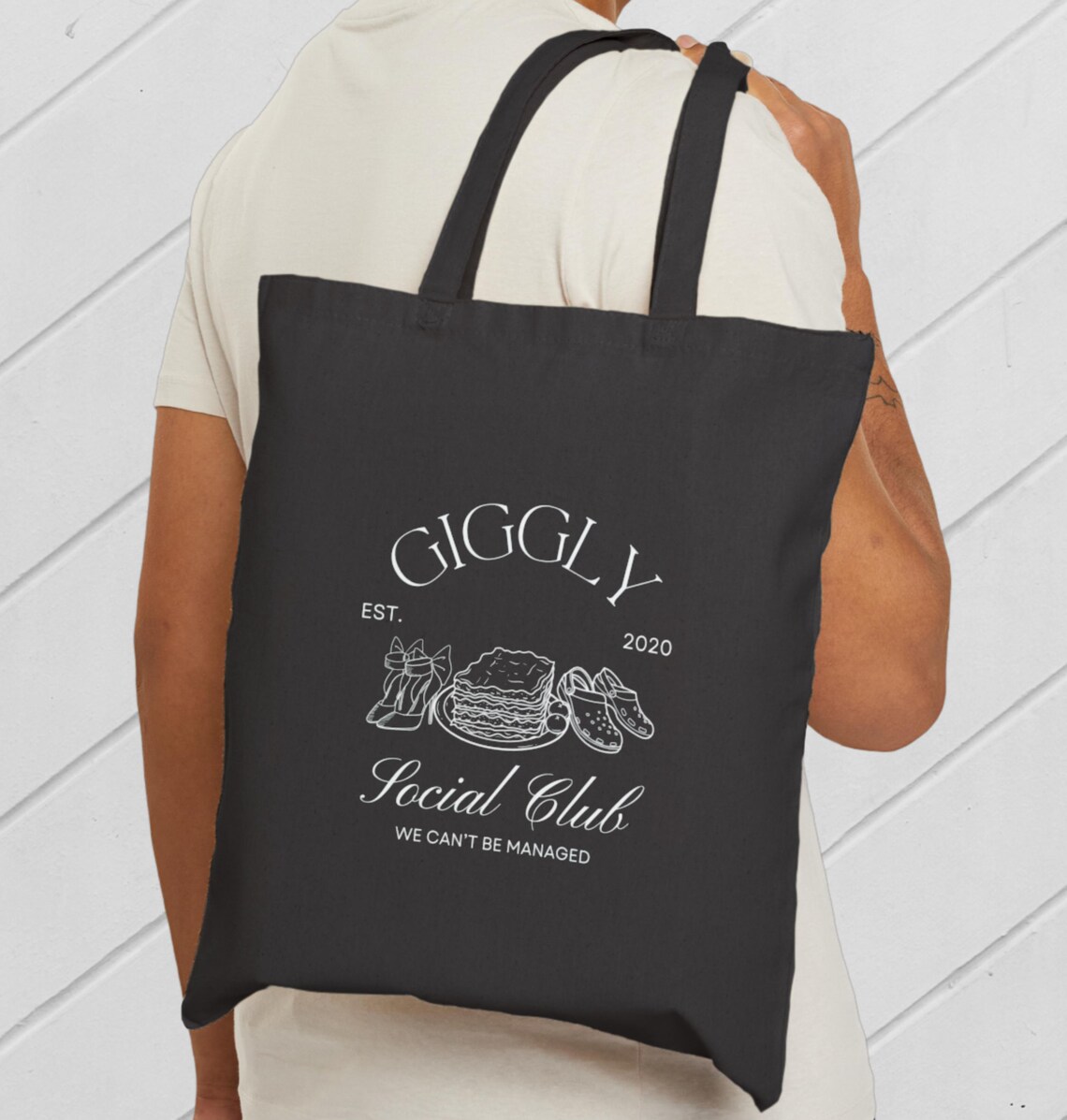 Giggly Squad Fan Tote Bag Giggler Gift Hannah Berner Paige Desorbo Bag ...