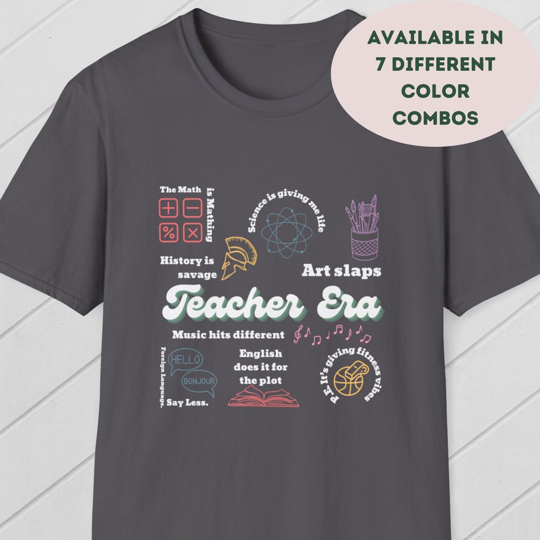 Funny Teacher Era Shirt Funny Gen Z Teacher Shirt Back to School Shirt ...