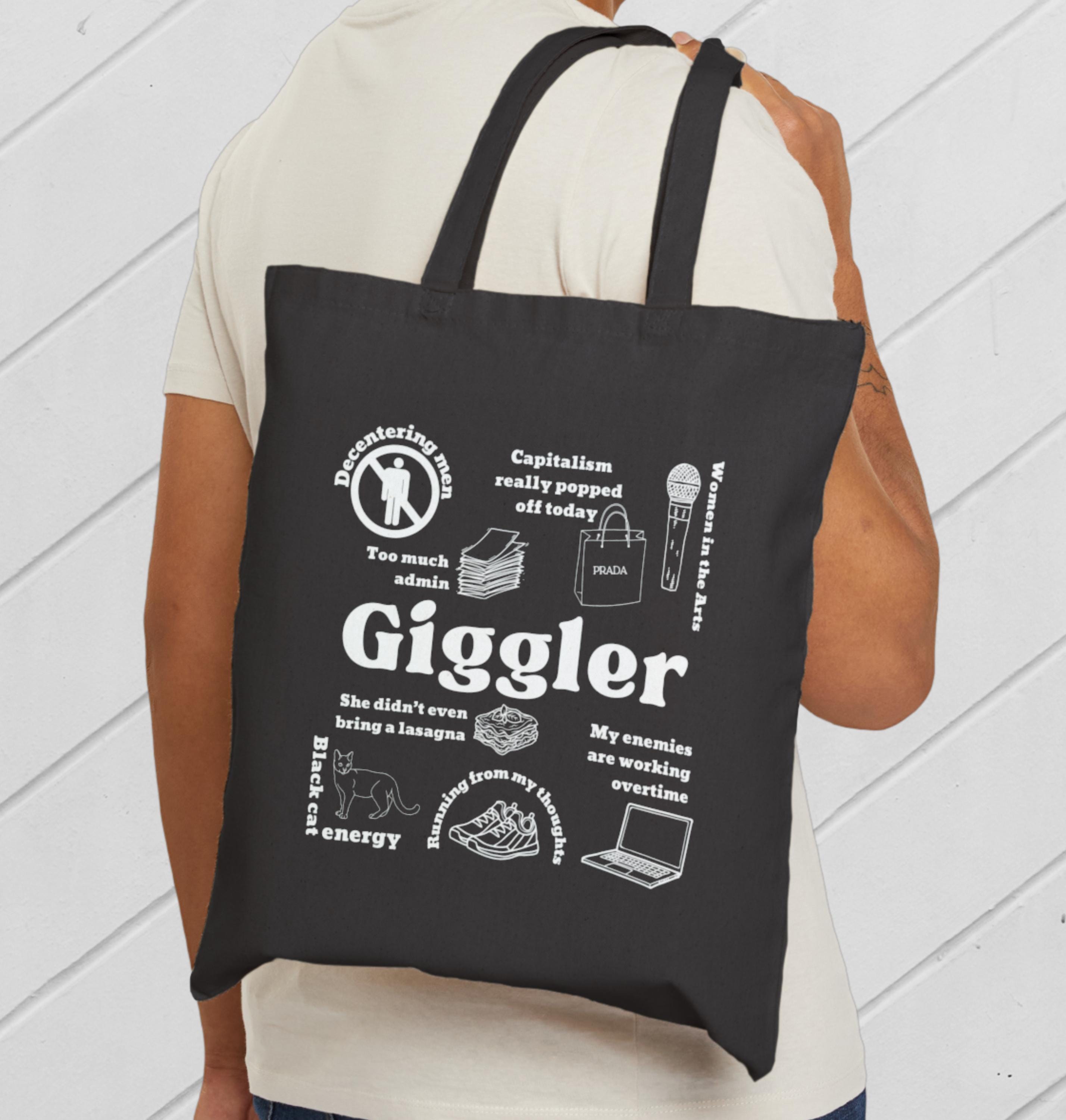 Giggly Squad Fan Tote Bag Giggler Gift Hannah Berner Paige Desorbo Bag ...