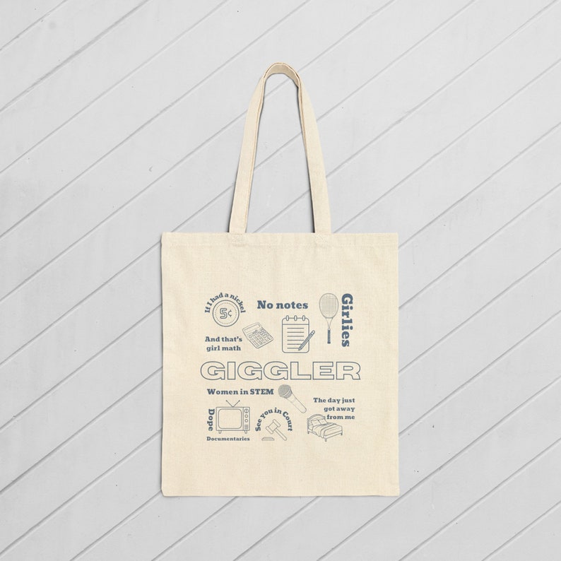 Giggly Squad Fan Tote Bag Giggler Gift Hannah Berner Paige Desorbo Bag ...