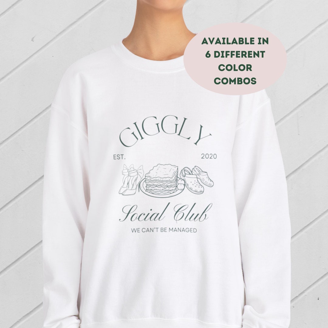 Giggly Squad Fan Sweatshirt Giggly Social Club Sweatshirt Gift for ...