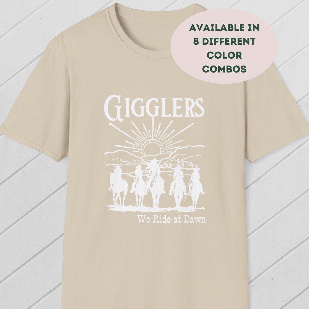 Giggly Squad Fan Shirt Gift for Giggler Shirt We Ride at Dawn Shirt ...