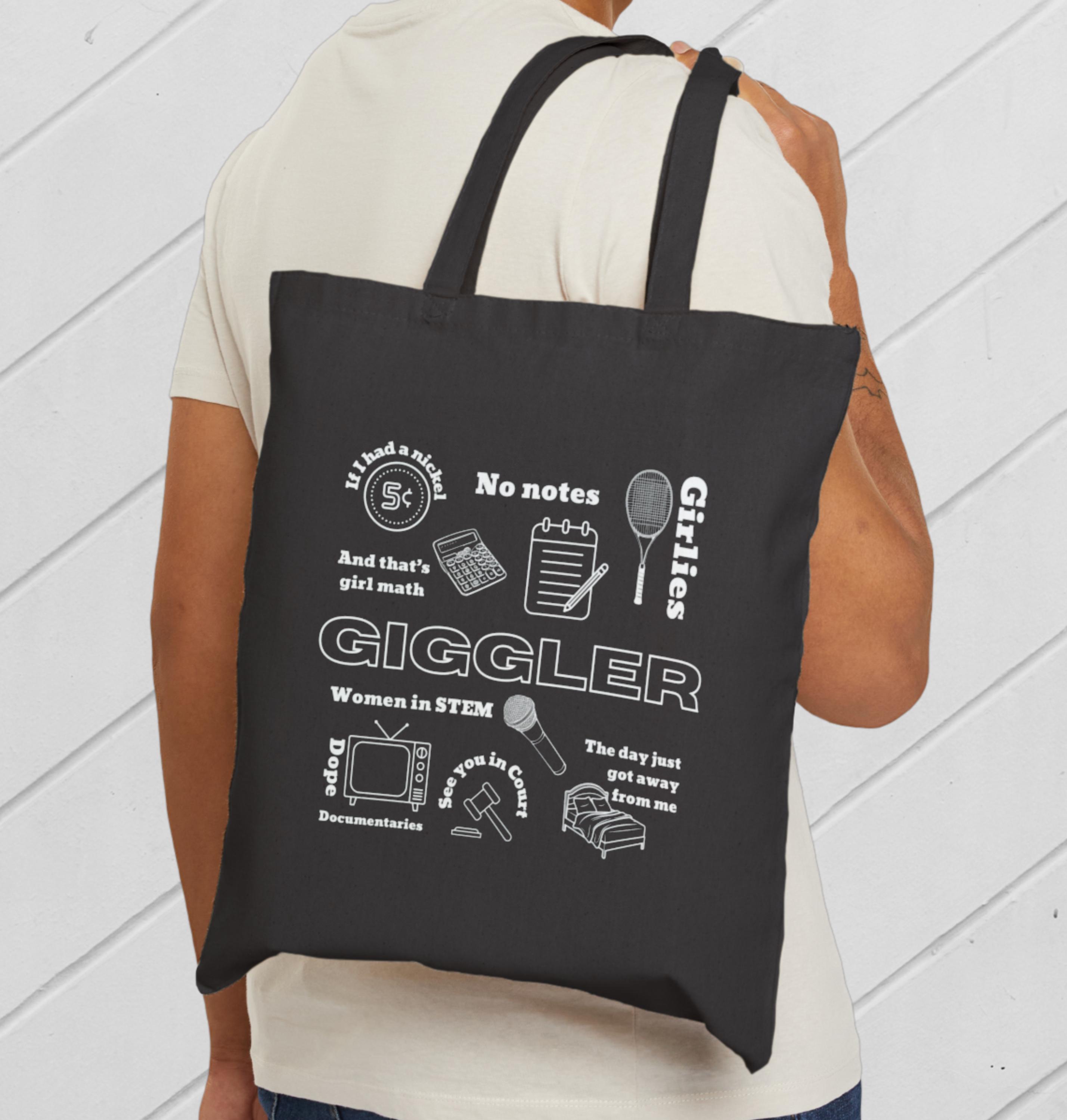 Giggly Squad Fan Tote Bag Giggler Gift Hannah Berner Paige Desorbo Bag ...