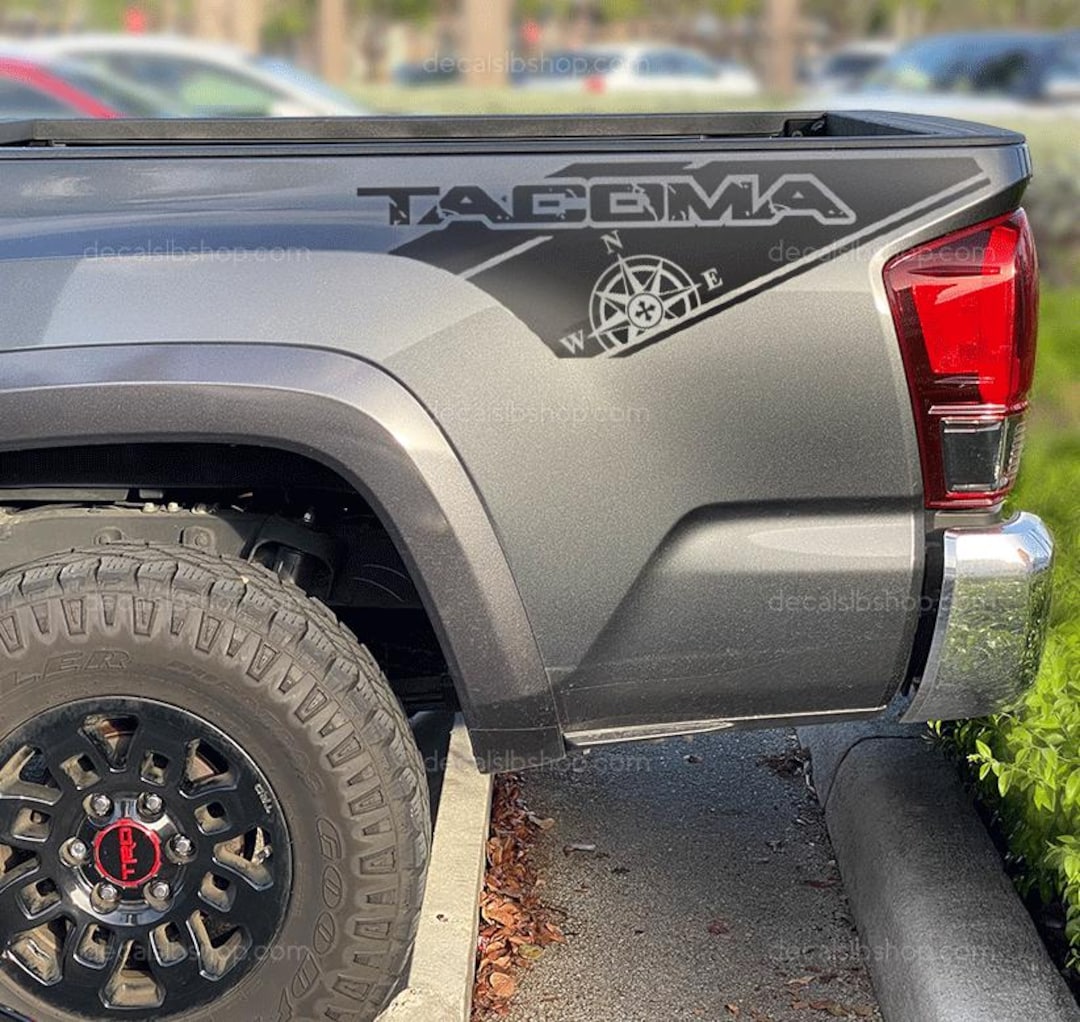 Tacoma Compass Decals Truck Fit Toyota TRD SR5 Bedside Decal Sticker ...