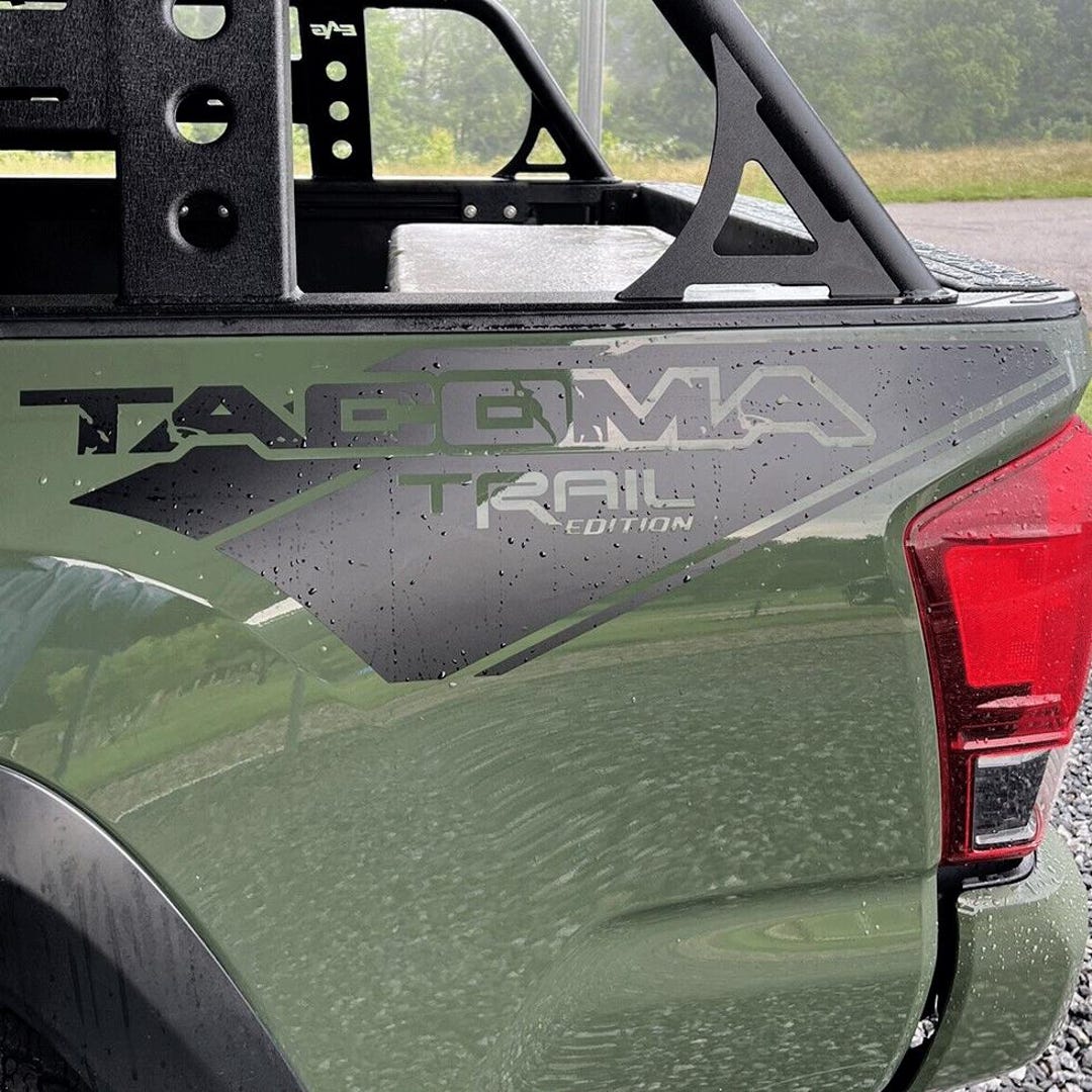 Tacoma Decals Trail Edition Truck Fit Toyota TRD SR5 Bedside Decal ...