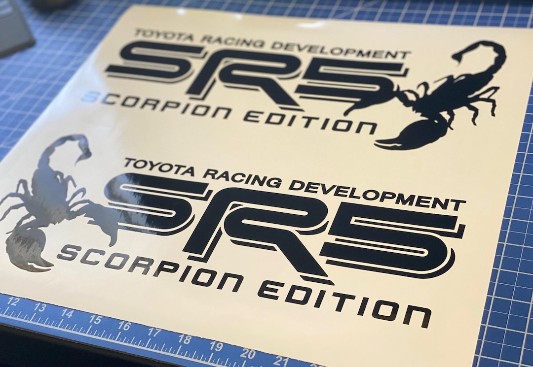 SR5 Scorpion Edition Decals Truck Fit Tacoma Tundra Toyota Bedside ...