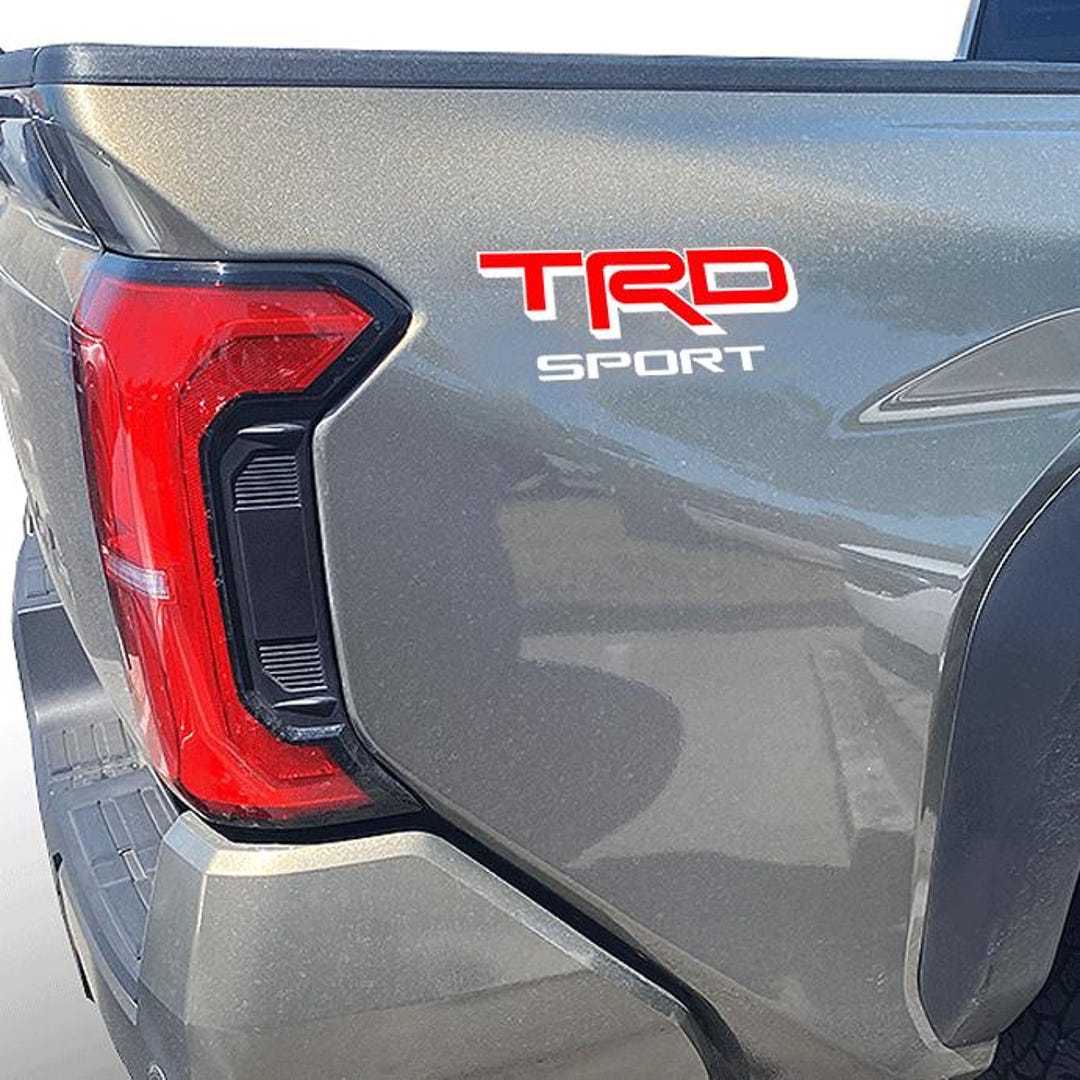TRD Sport Decals Tacoma 2024 2025 Truck Fit Toyota Bedside Decal ...