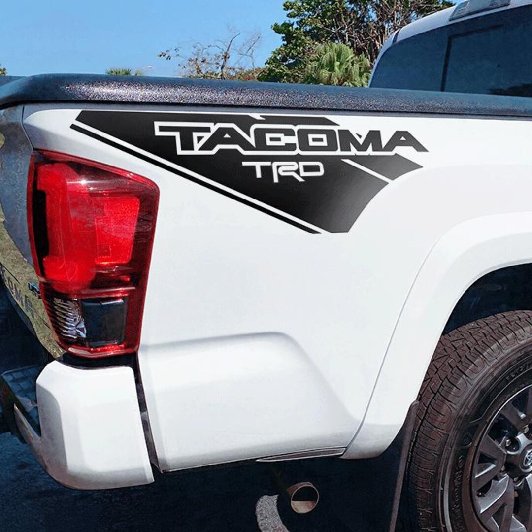 Tacoma TRD Decals Truck Fit Toyota Bedside Decal Sticker Vinyl 2pcs - Etsy