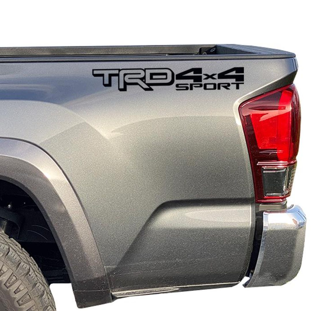 Tacoma TRD 4X4 Sport Decals Truck Fit Toyota Bedside Decal Stickers ...