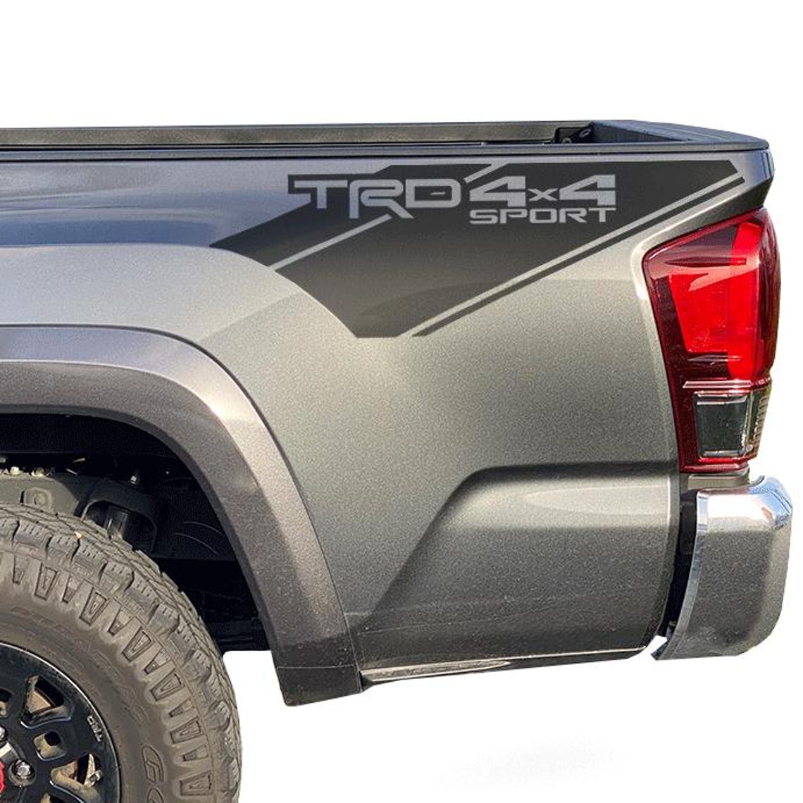 Tacoma TRD 4X4 Sport Decals Truck Fit Toyota Bedside Decal Sticker ...