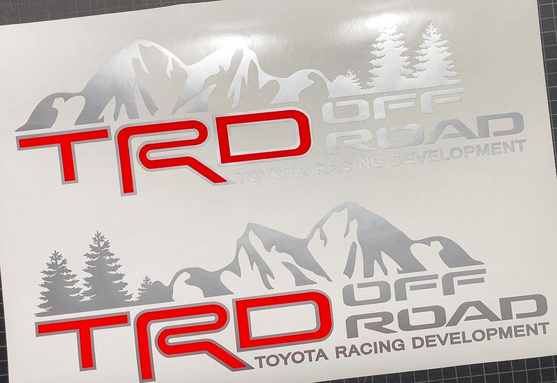 TRD off Road Decals: Toyota Tacoma Tundra Bedside Truck Stickers - Etsy