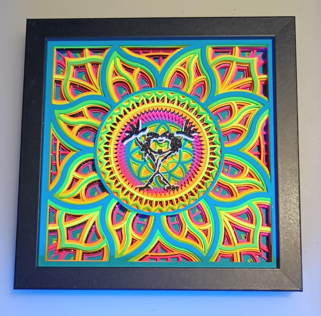 Pearl Jam / Fan Art / Multi-layer Mandala - Black Light Reactive - Etsy