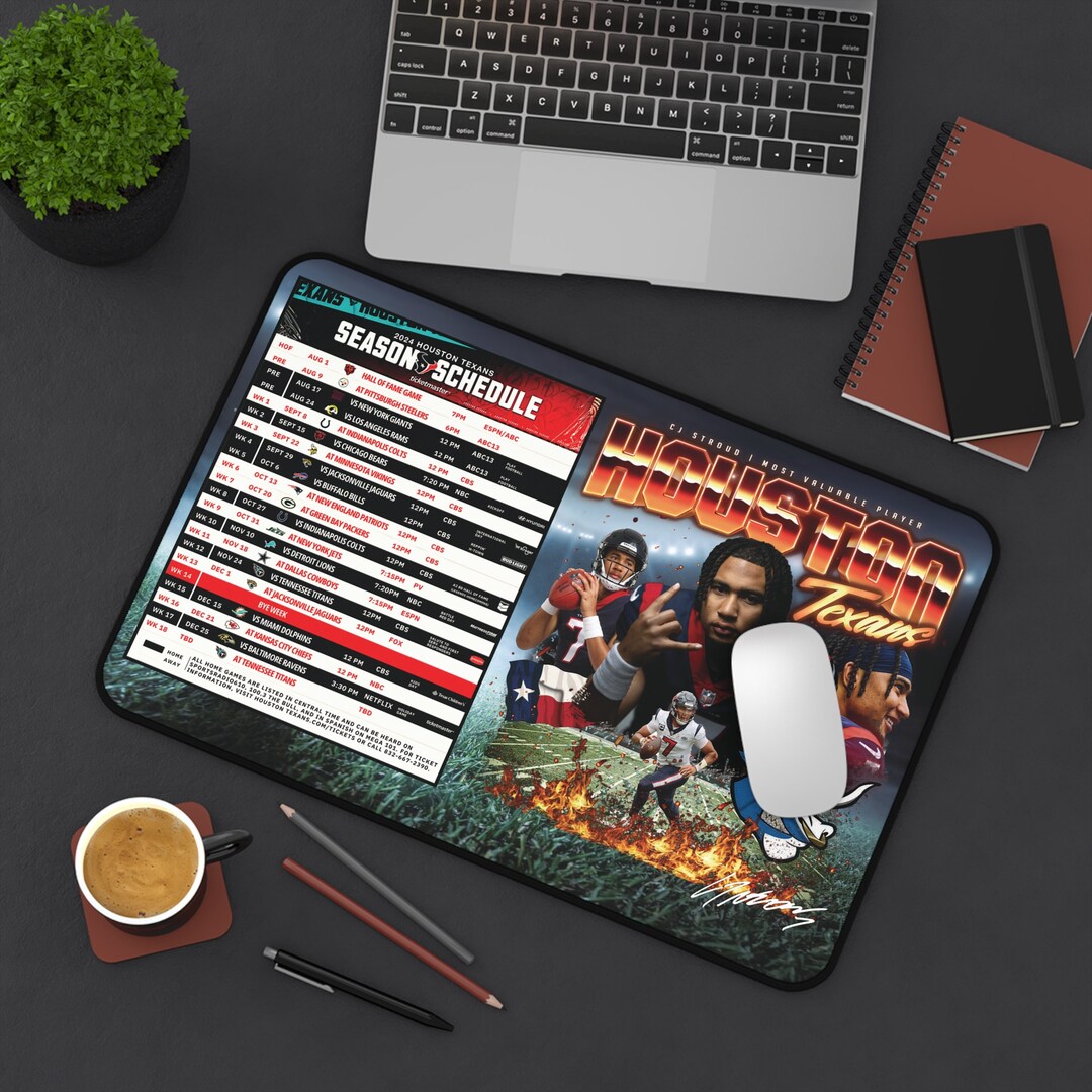 Houston Team Themed Desk Mat - Etsy