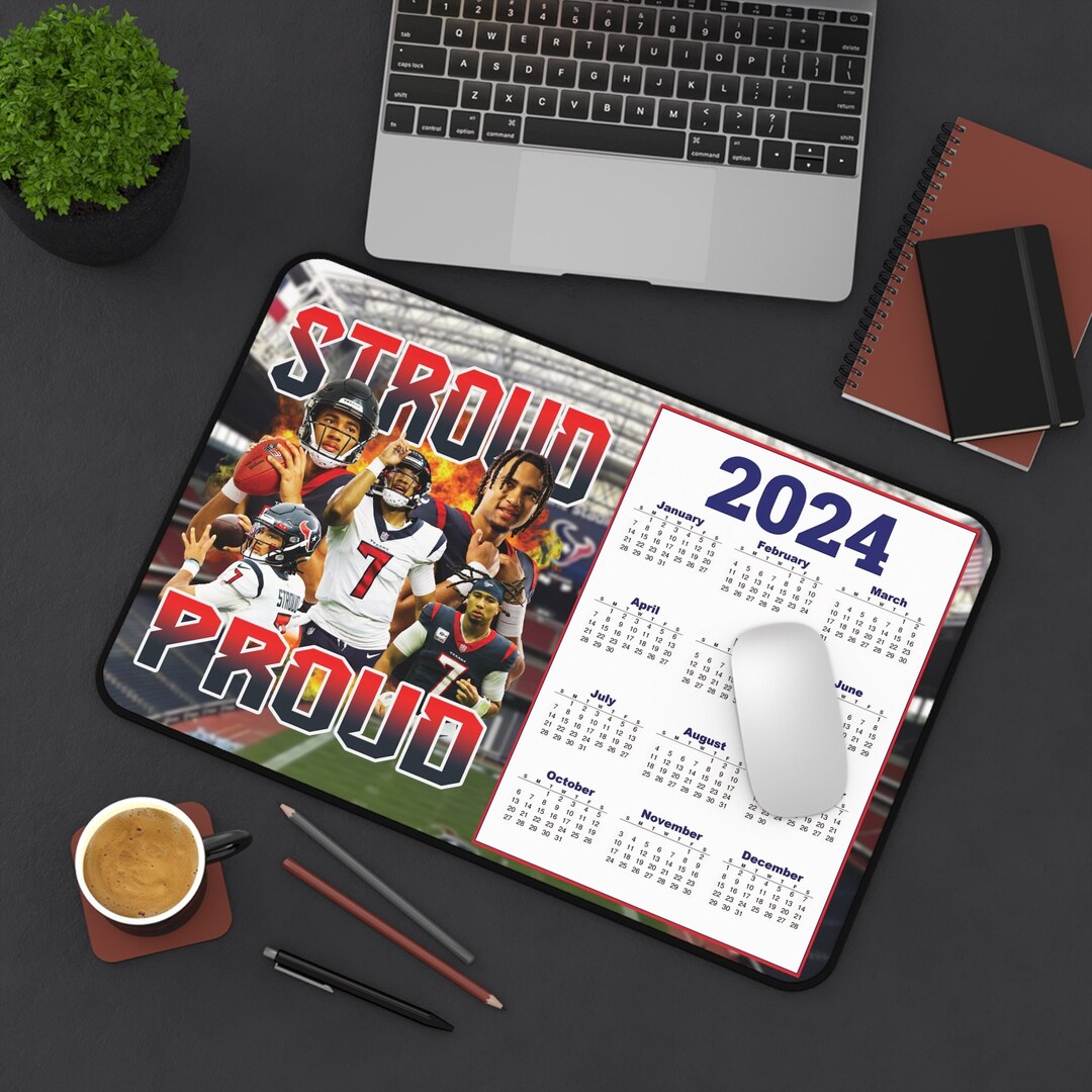 Houston Team Themed Calendar Desk Mat - Etsy