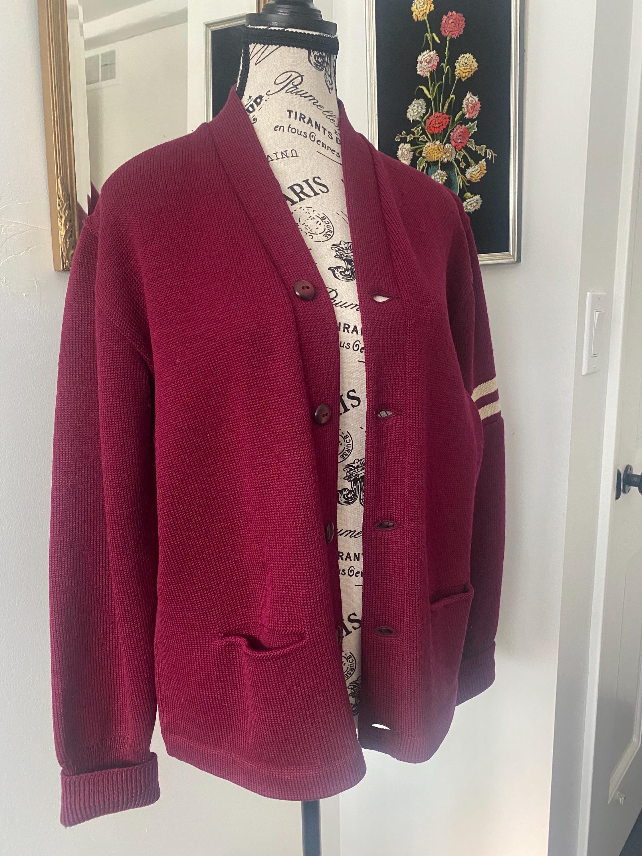 Vintage 50’s/60s Letterman Sweater - Etsy
