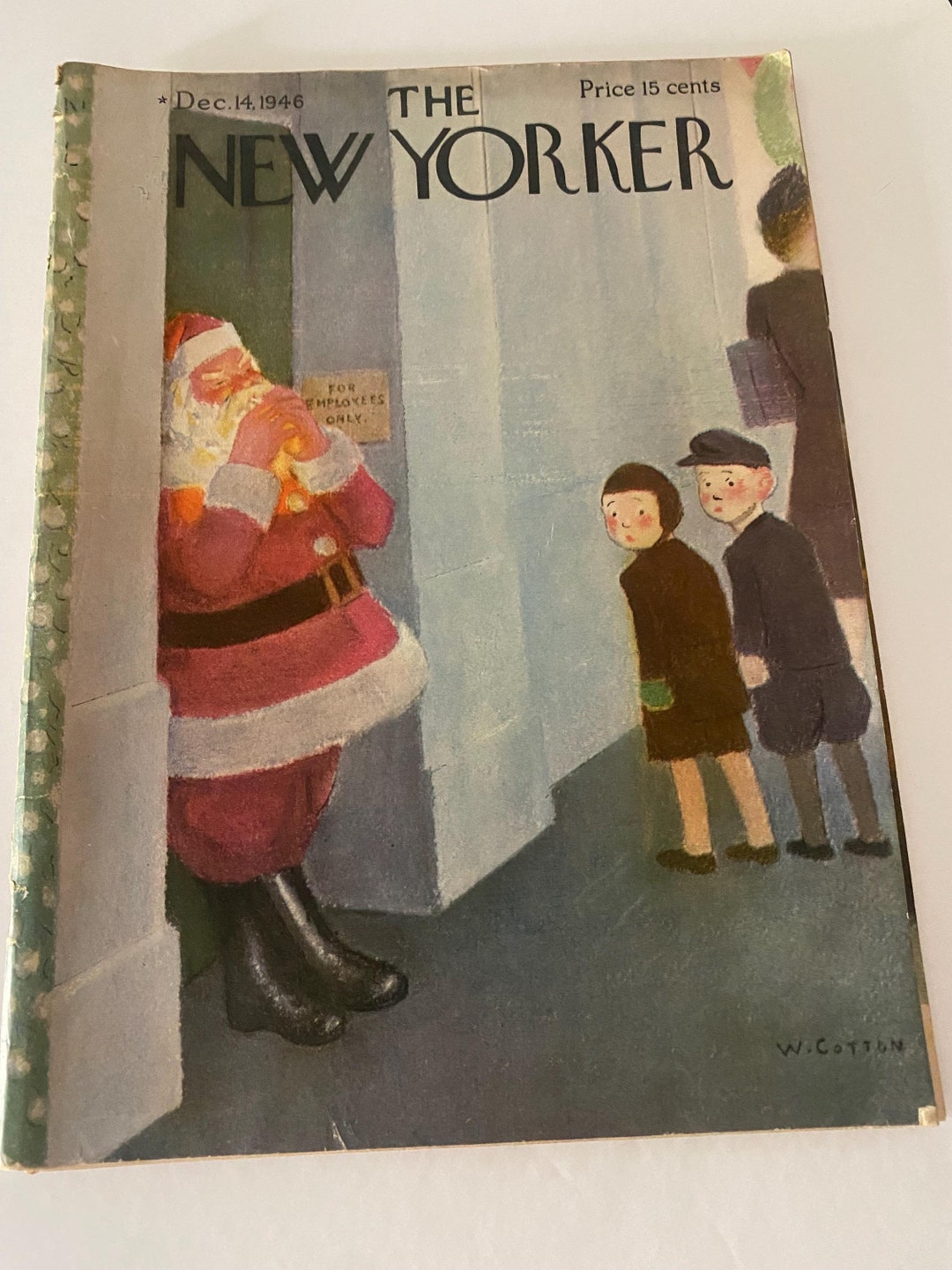 1946 the New Yorker Magazine, Complete. December 14, 1946. Cover Art by ...