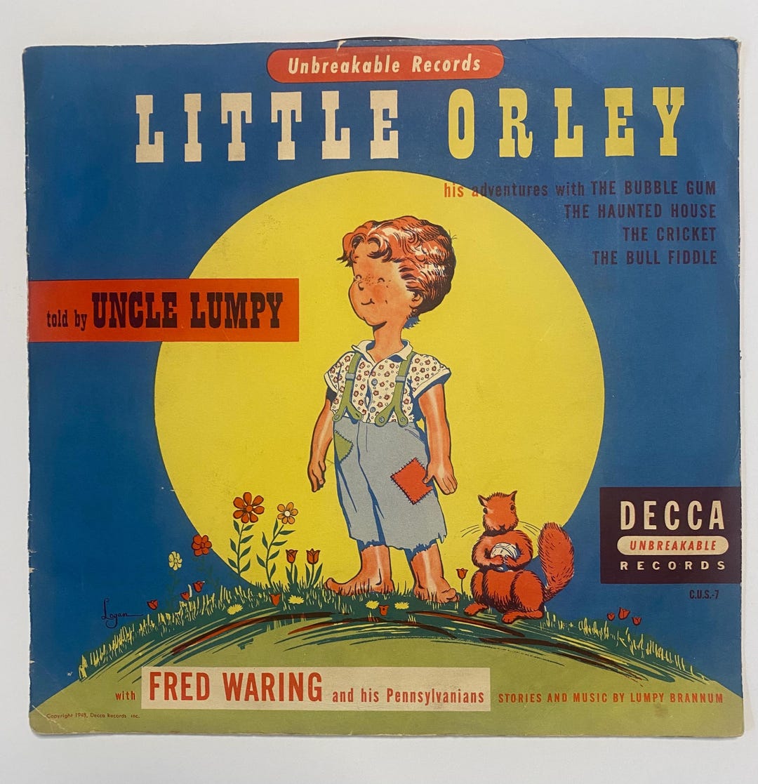 1950's - Little Orley Unbreakable Record - Etsy