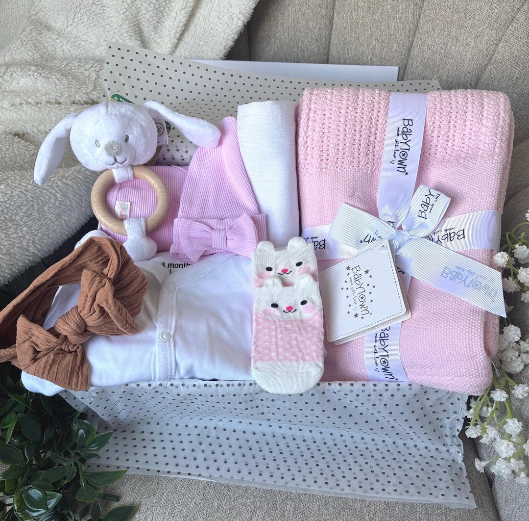 Baby Girl Gift Hamper: Newborn Essentials Gift Box - Etsy UK
