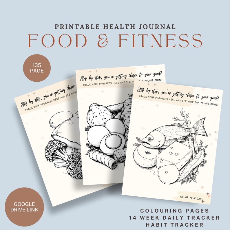 Weight Loss Tracker Journal Printable Digital Weight Loss Chart Wkly ...