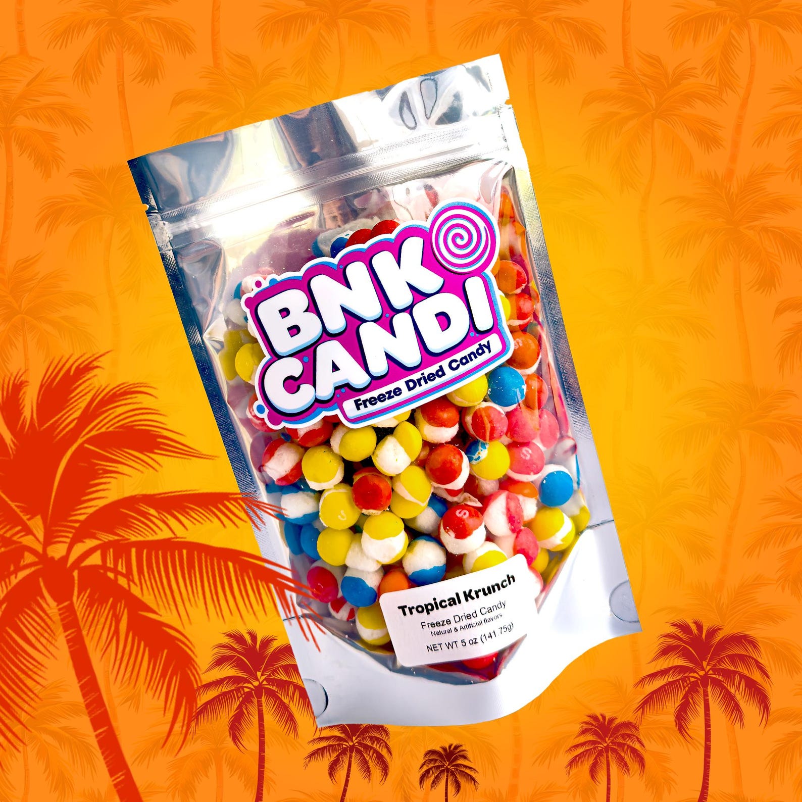 Freeze Dried Candy - Tropical Krunch - 5 Oz Resealable Bag (3 Varieties ...