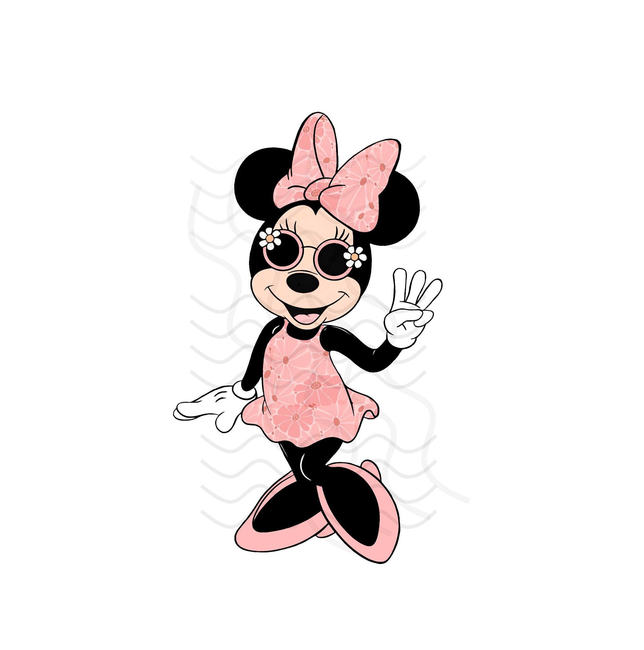 Minnie Mouse Third Birthday | Three Fingers Clipart - Etsy