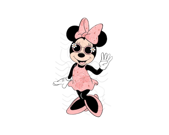 Minnie Mouse Waving Hi