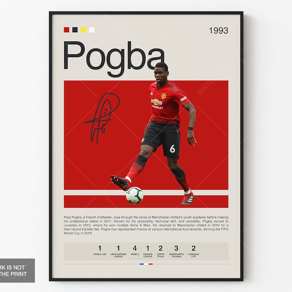 Paul Pogba - Etsy