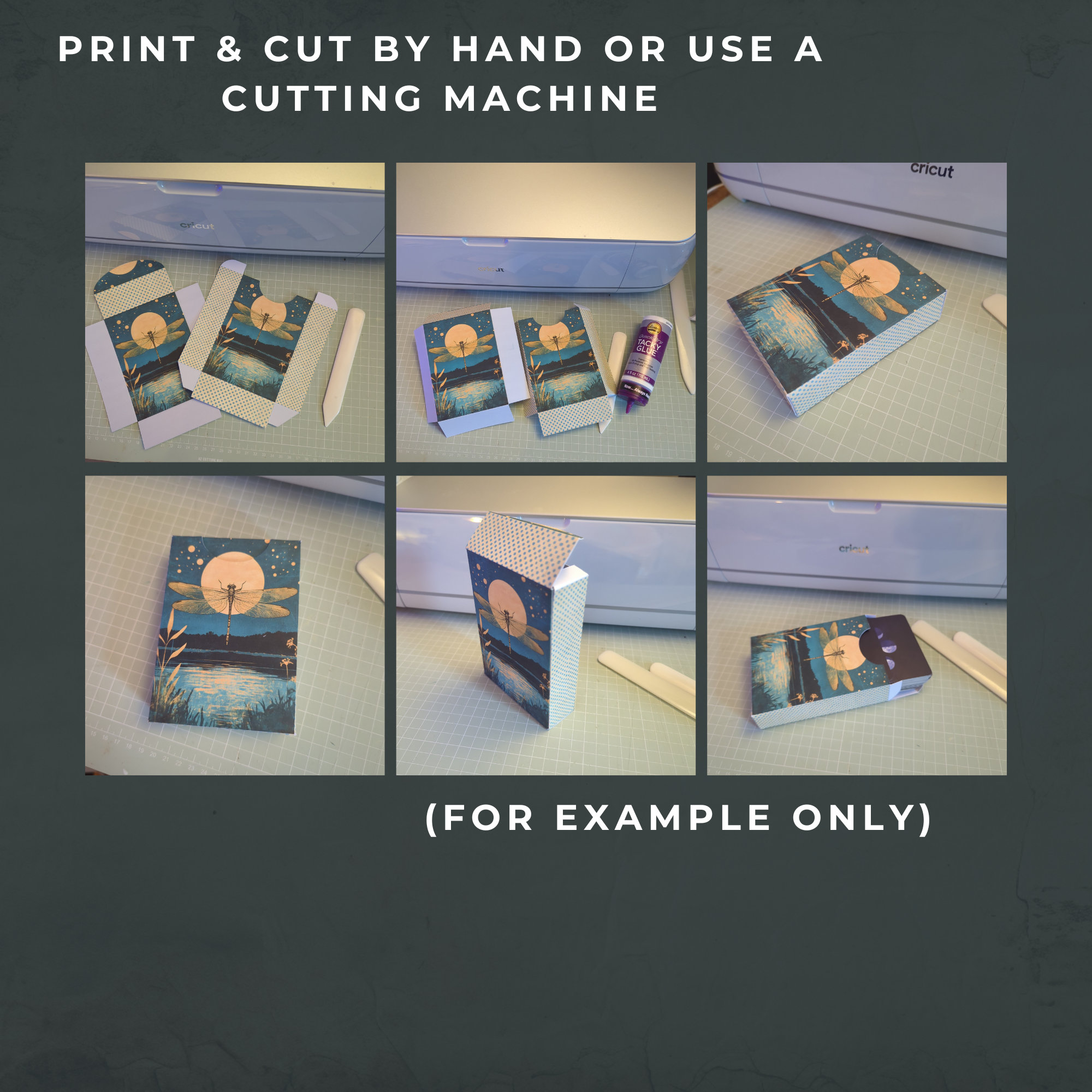 Standard Oracle Card Tuck Box 3.75x5.25x1.25" | Add Your Design CANVA ...