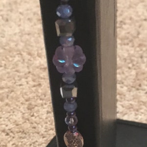 Handmade Bookmarks - Set of (4) - Purple - Bible Bookmarks - Cross ...