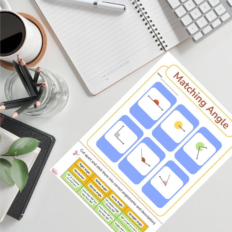 Printables Angles Worksheets, Angle Worksheet , Angle Handout, Math ...