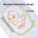 Bird Outline Embroidery Design for Machine, Digital File , Multi ...