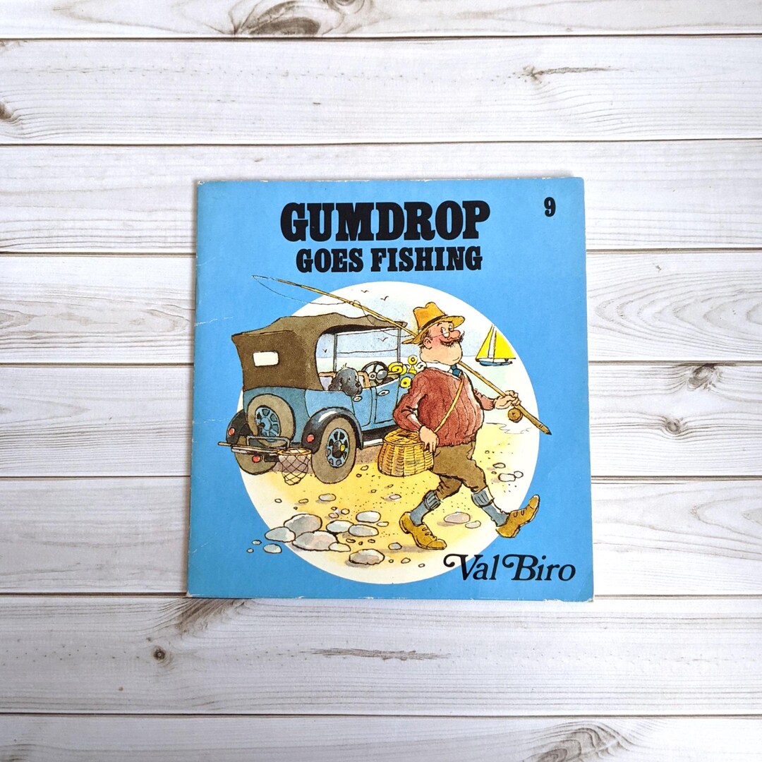 Vintage 'gumdrop Goes Fishing' 1984 by Val Biro Perfect Nostalgic ...