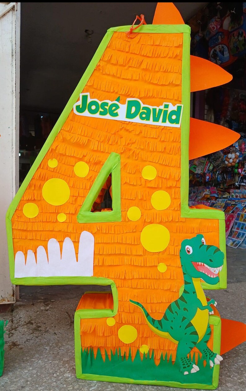 Dinosaur Birthday Piñatas - Etsy