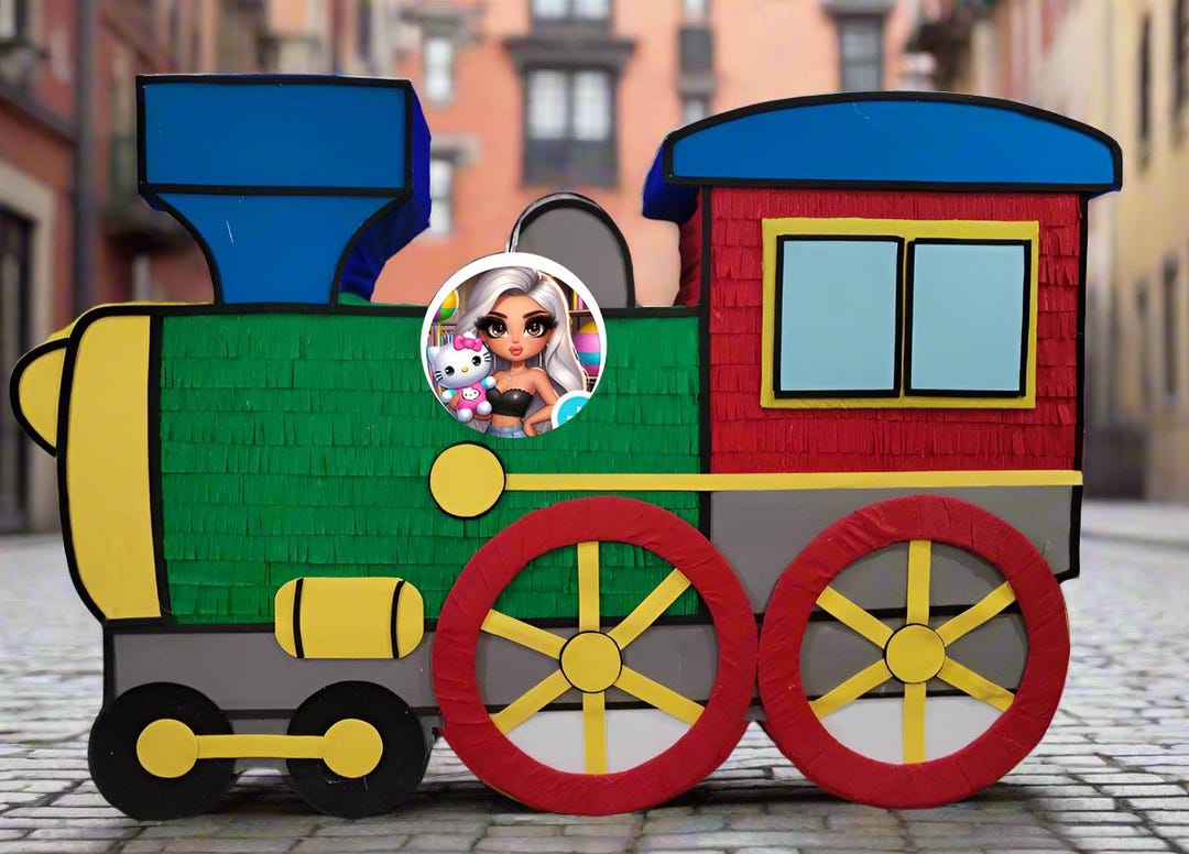 Train Birthday Piñata - Etsy