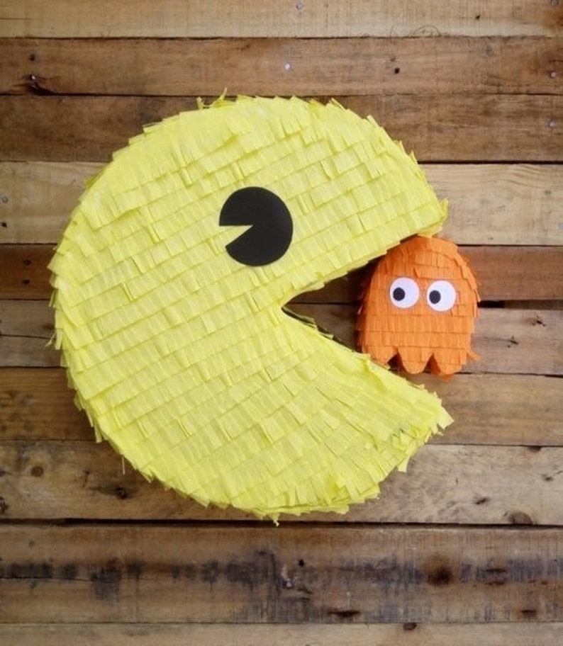 PAC Man Birthday Piñatas - Etsy