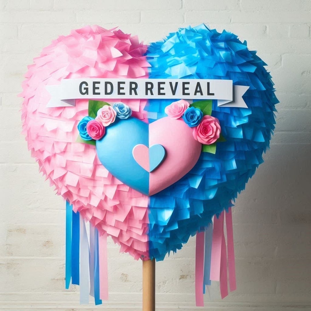 Custom Gender Reveal Themes Birthday Piñatas - Etsy
