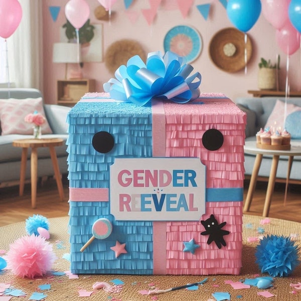 Gender Reveal Pinata - Etsy
