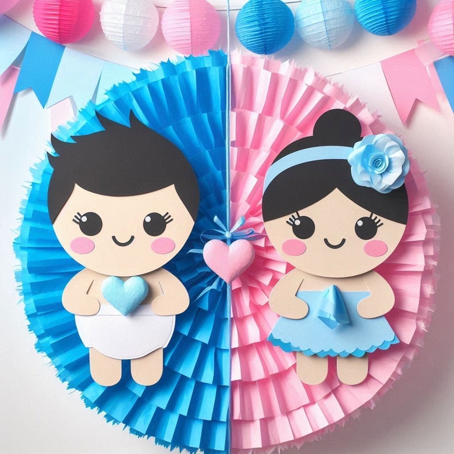 Custom Gender Reveal Themes Birthday Piñatas - Etsy