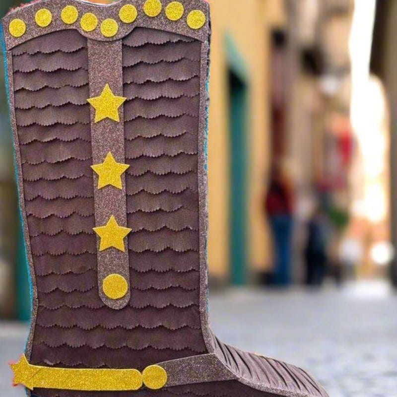 Piñata de bota de vaquero - Etsy México