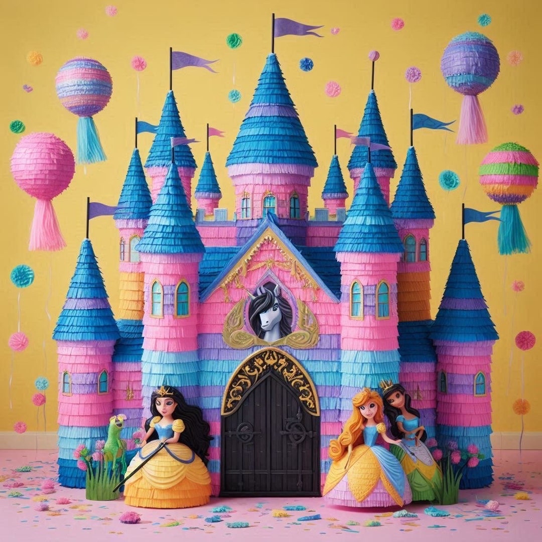 Custom Castle Birthday Piñatas - Etsy