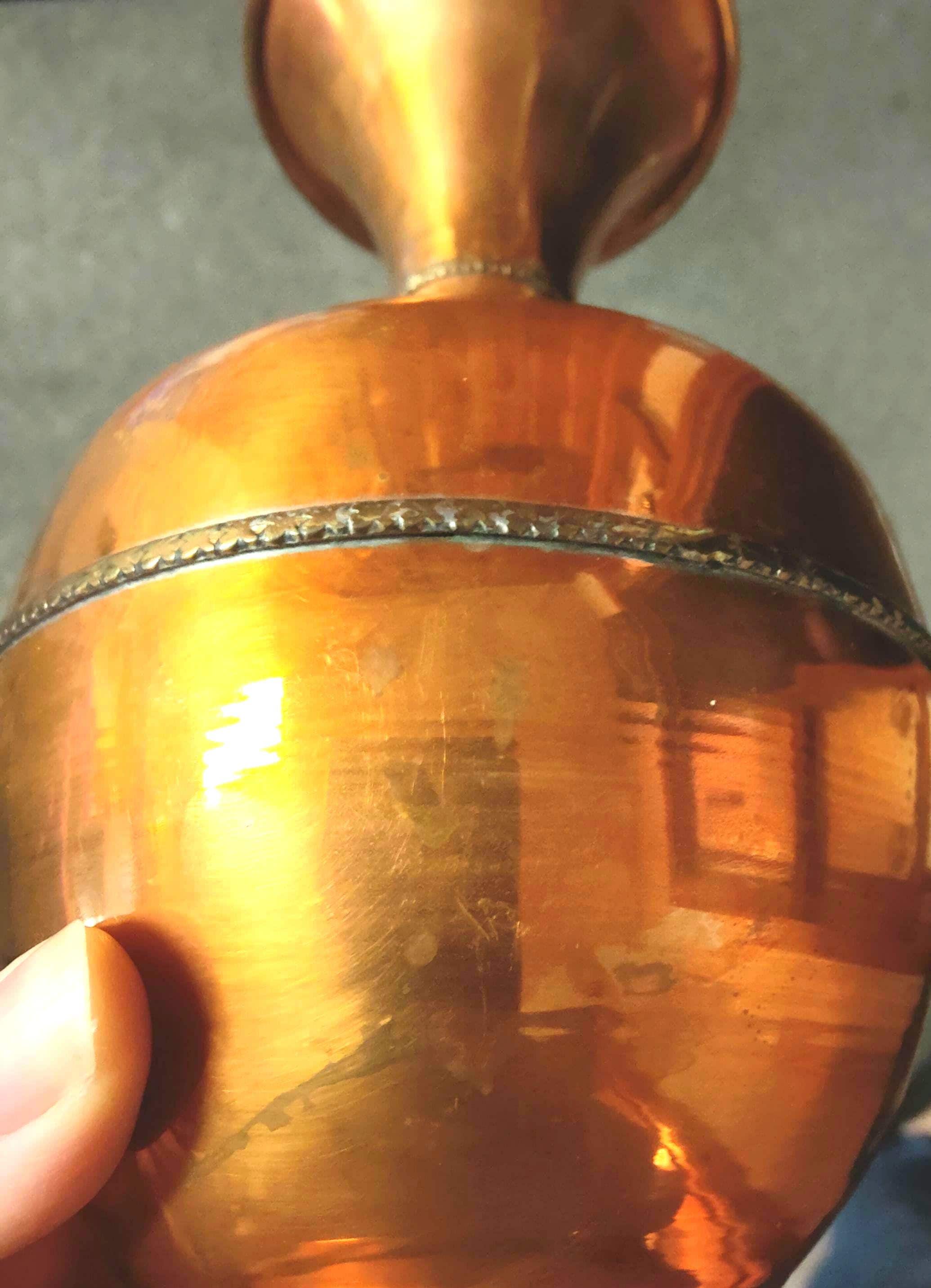 Vintage Copper Vase - Mid-century Modern Home Decor - Handcrafted ...