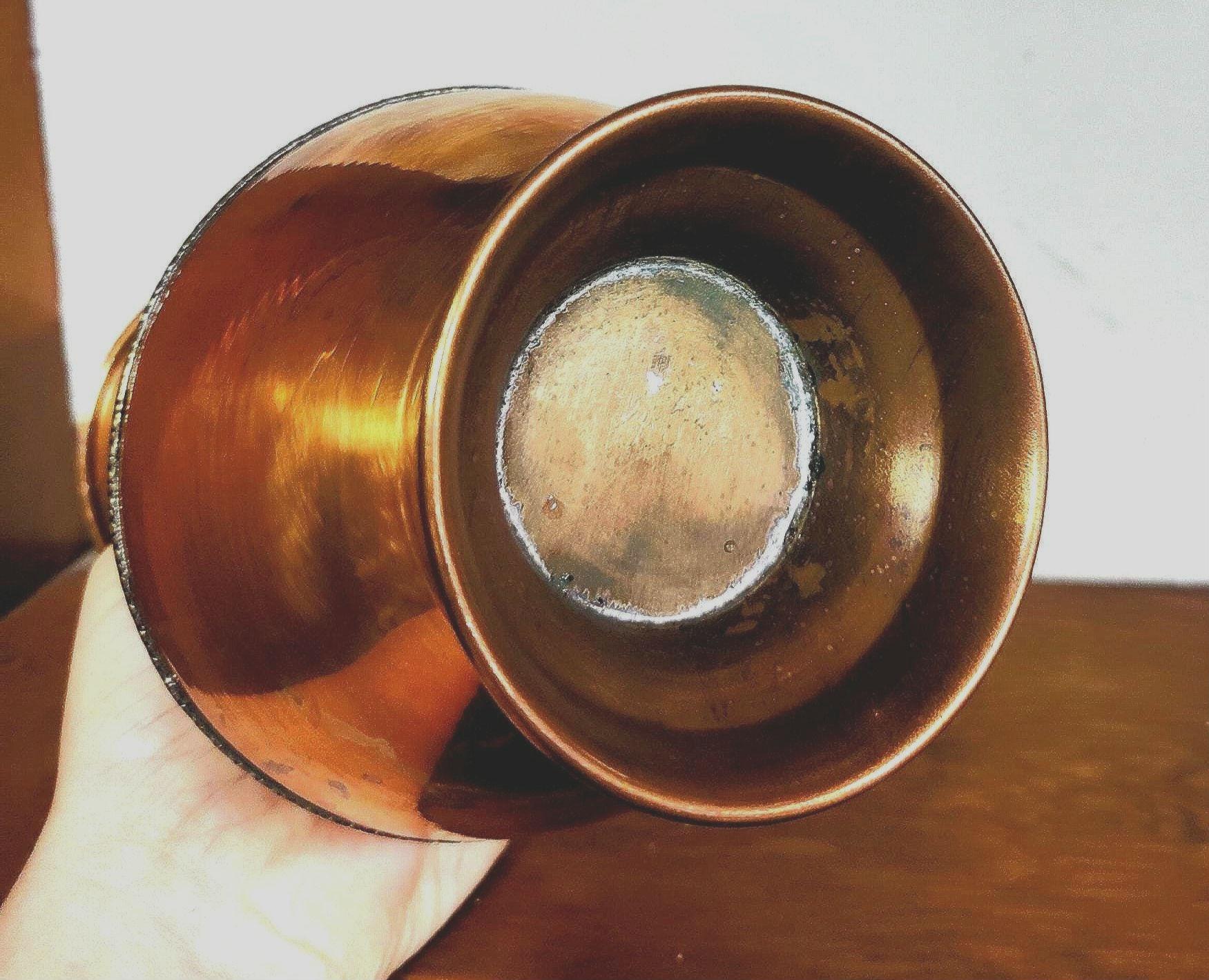 Vintage Copper Vase - Mid-century Modern Home Decor - Handcrafted ...
